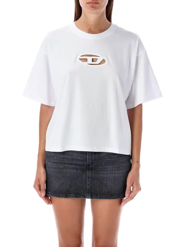 DIESEL T-buxt Crop T-shirt - White