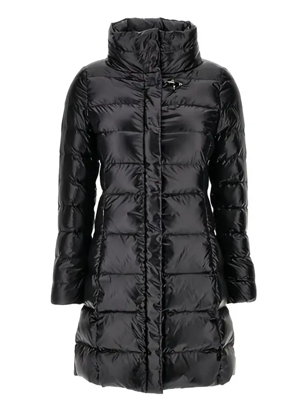 FAY Long Down Jacket - Black
