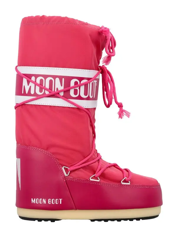 Moon Boot Icon High Boots - Bougainvellea