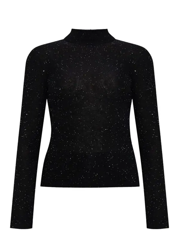 Fabiana Filippi Wool Turtleneck Sweater - Black