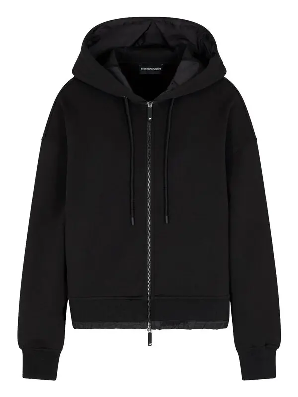 Emporio Armani Cotton Blouson Jacket - Black