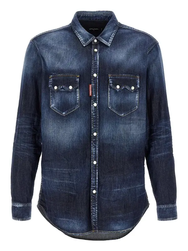 Dsquared2 Relax Dan Shirt - Blue