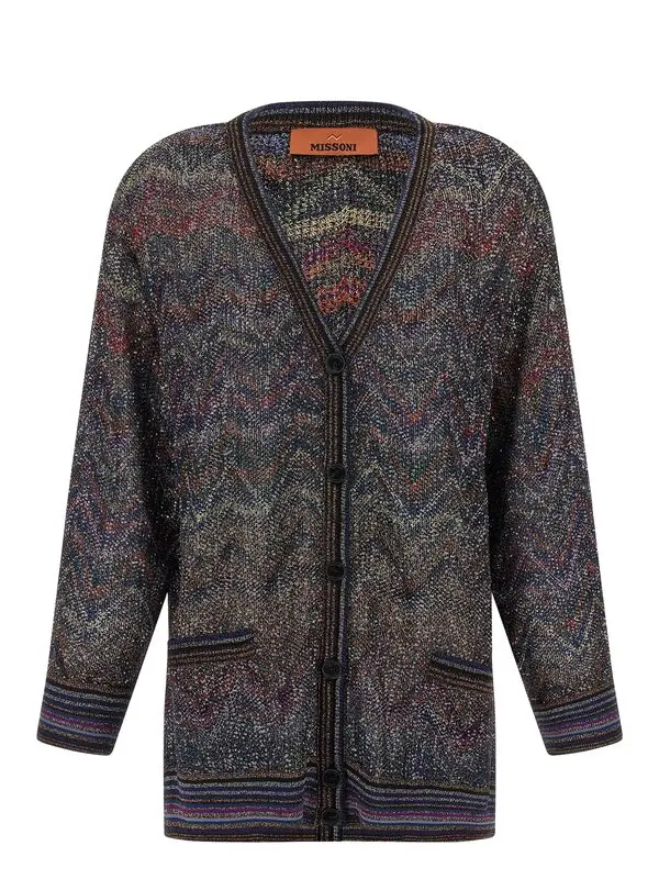 Missoni Zigzag Pattern Cardigan - Multicolor