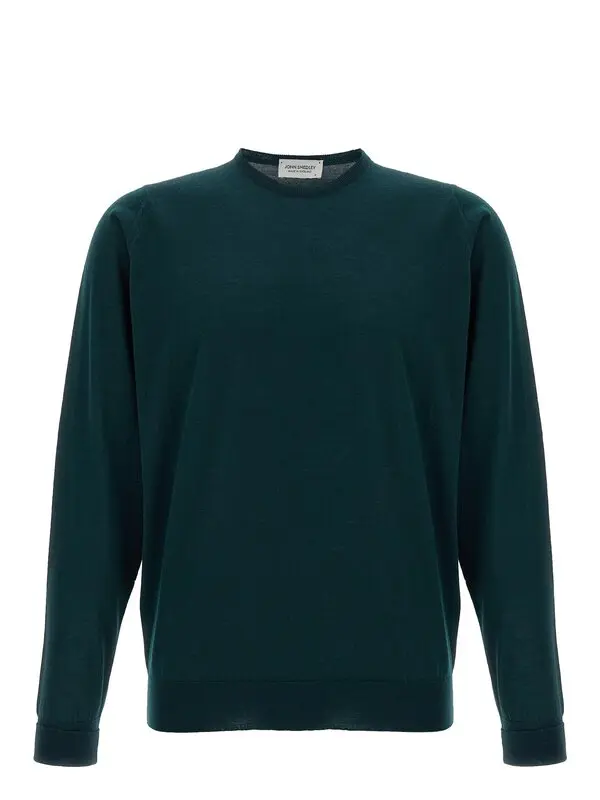 John Smedley Marcus Wool Sweater - Green