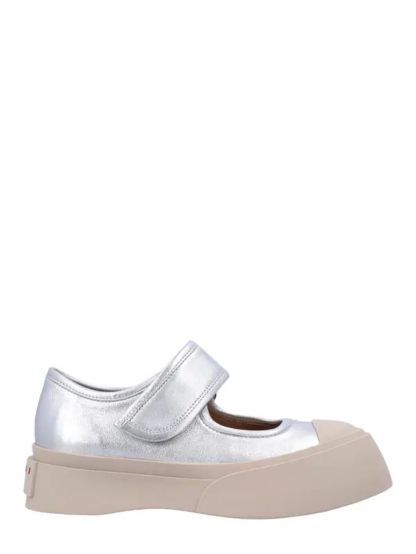 Marni Mary Jane Sneakers - Silver