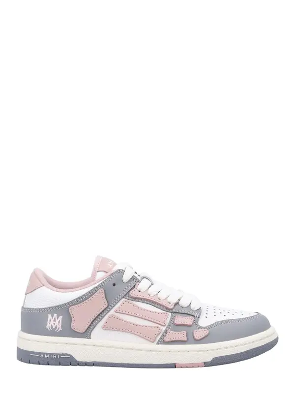 Amiri Varsity Skel Top Low Sneakers - Pale Peach