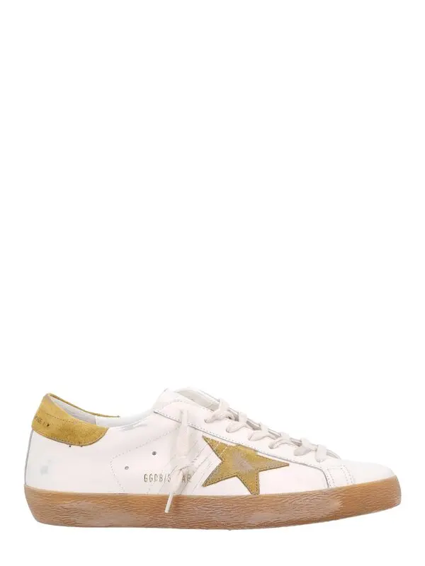 Golden Goose Super-star Sneakers - White Ocra