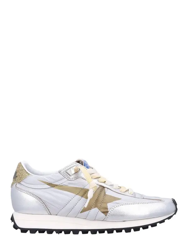 GOLDEN GOOSE Running Marathon Sneakers - Silver