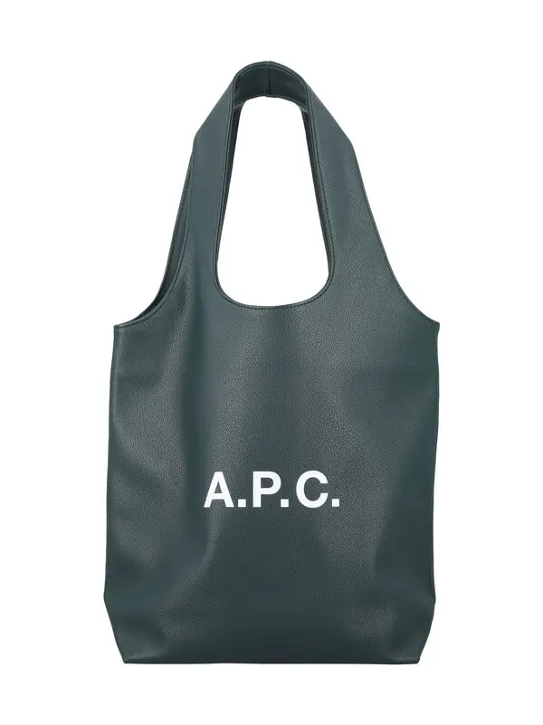 A.p.c. Ninon Small Tote Bag - Green