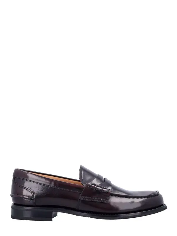 Church's Pembrey W5 Polished Fumé Loafer - Light Burgundy