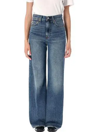 LEVI'S Cotton Ribcage Wide Leg Jeans - Polar Perimiter