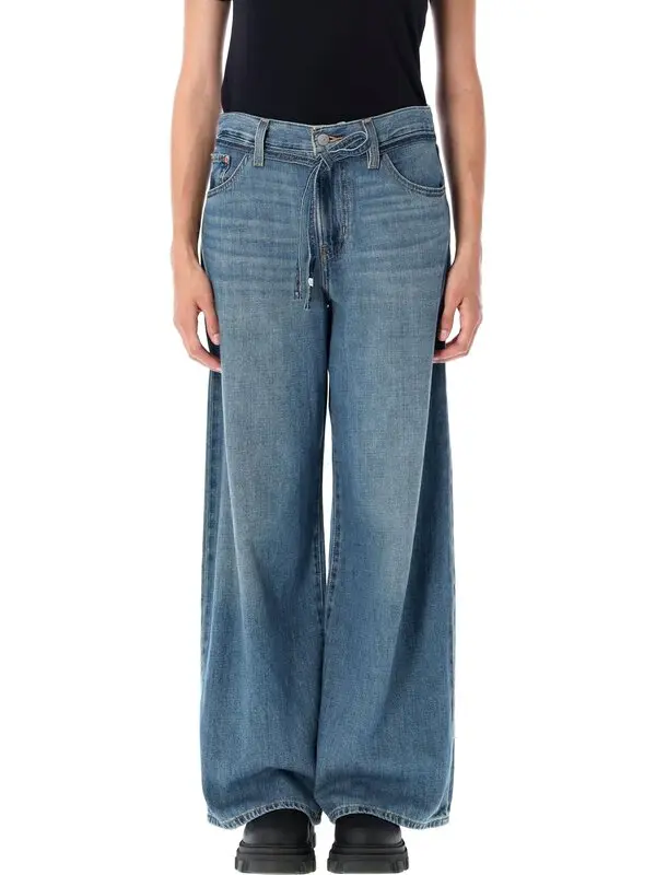 LEVI'S Straight Leg Jeans - Stop Flaxing Mid Blue