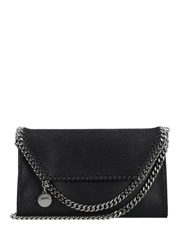 Stella McCartney Falabella Mini Crossbody Wallet - Black