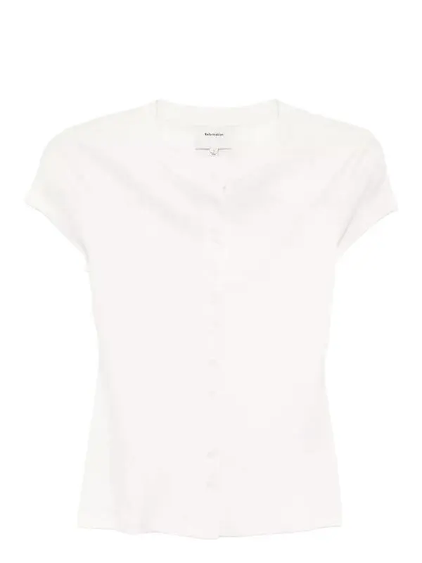 REFORMATION Raelynn Top - White