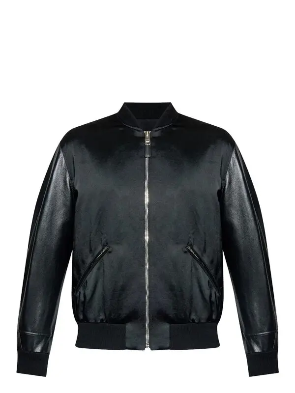 Givenchy Mix Material Jacket - Black