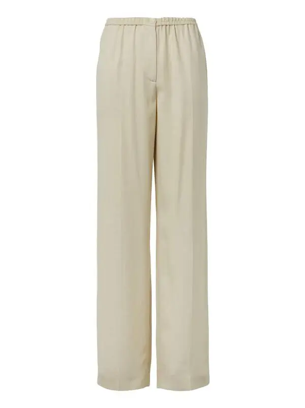 JOSEPH Tahiti Straight Trousers - Beige