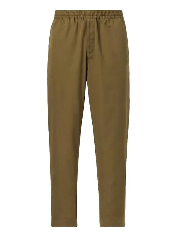 Prada Cotton Straight Pants - Green