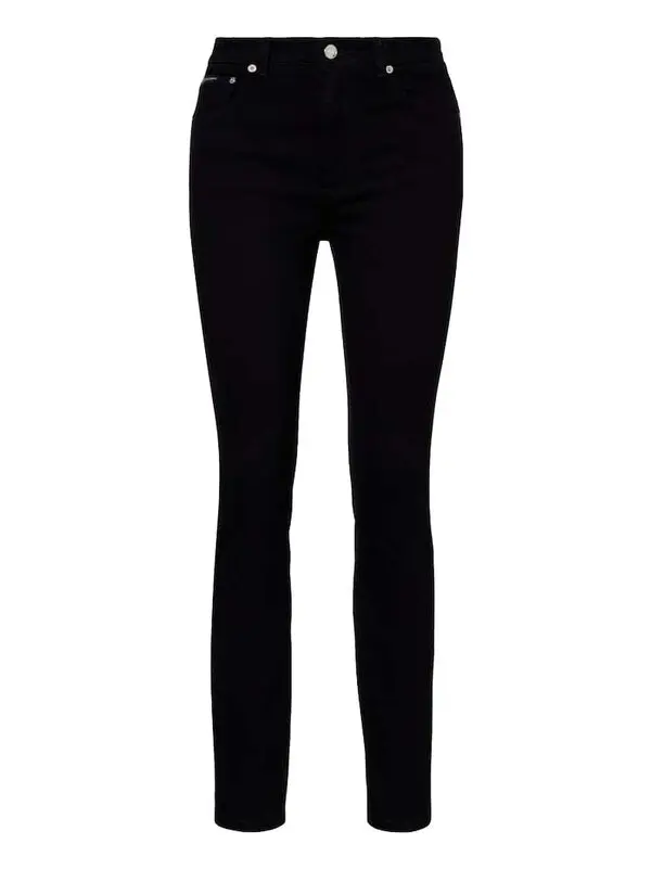 Dolce & Gabbana Mid-rise Skinny Jeans - Black