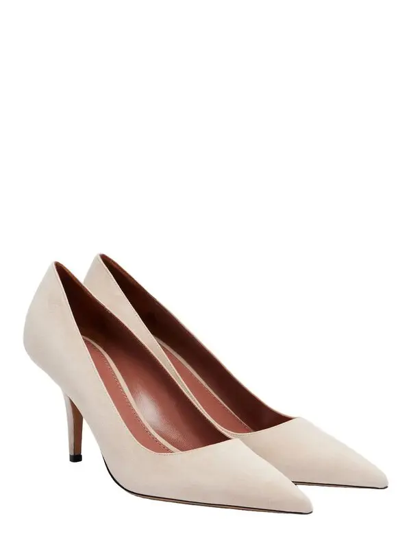 Paris Texas Jessica 75 Suede Pumps - Beige