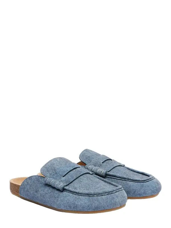JW Anderson Suede Mules - Blue