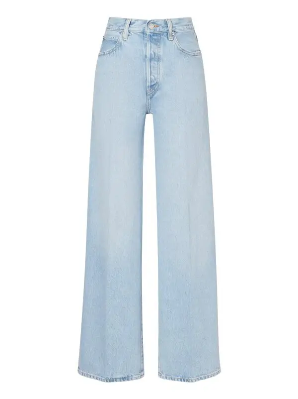 FRAME Collegiate Wide-leg Jeans - Blue