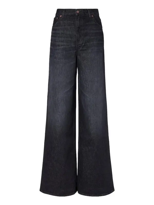 Chloé High-rise Wide-leg Jeans - Black