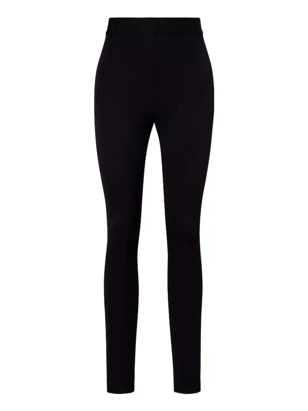 Dolce & Gabbana Logo High-rise Leggings - Black