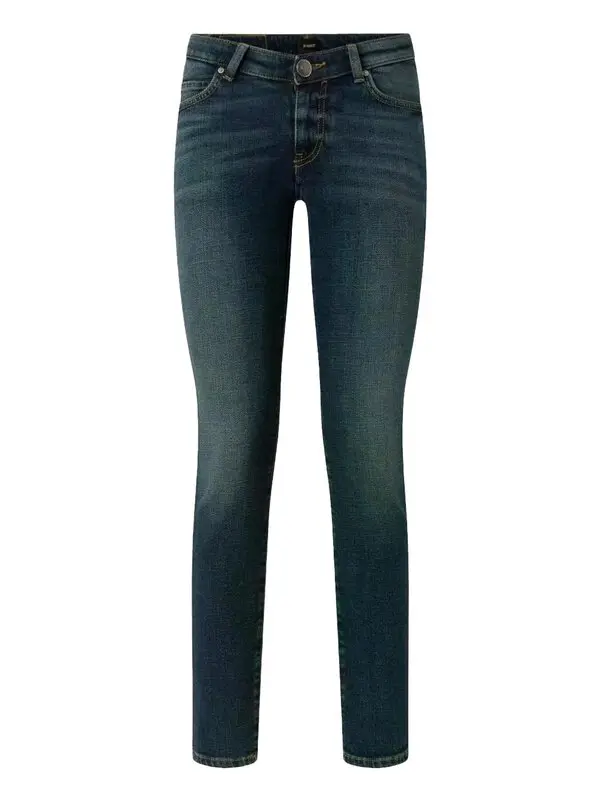 Pinko Logo-embroidered Jeans - Blue