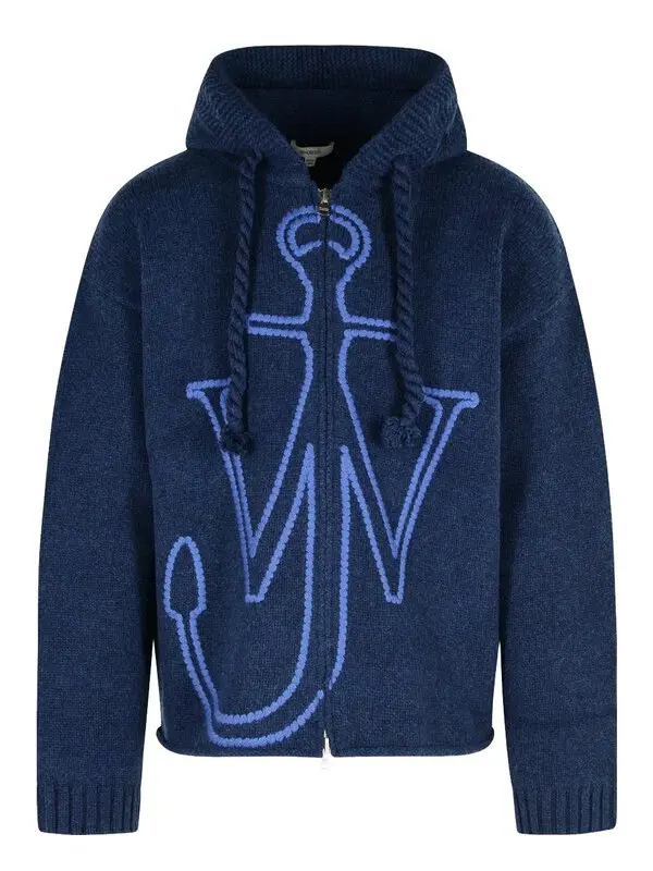 JW Anderson Wool Knit Sweater - Blue