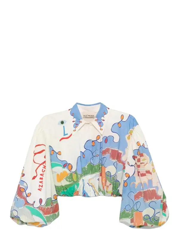 ALEMAIS Nadia Printed Shirt - Neutrals