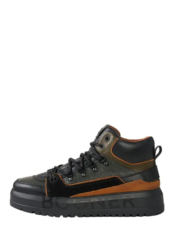 Bogner Antwerp Low Boots - Black/cognac/olive Green
