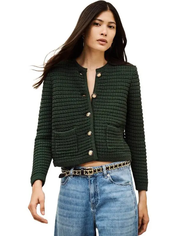 Ba&sh Gaspard Cardigan - Green
