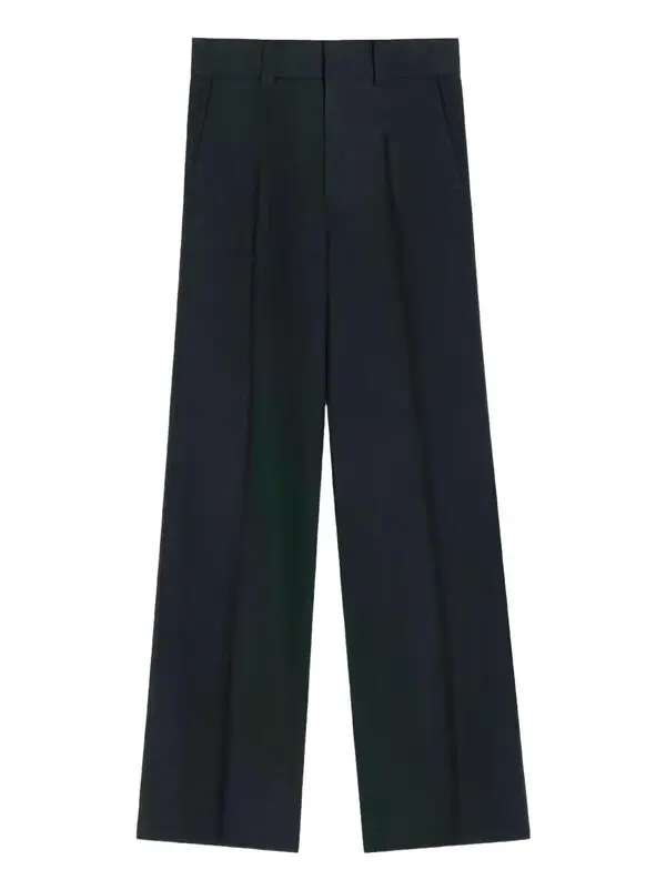 LEMAIRE Pleated Straight Trousers - Blue