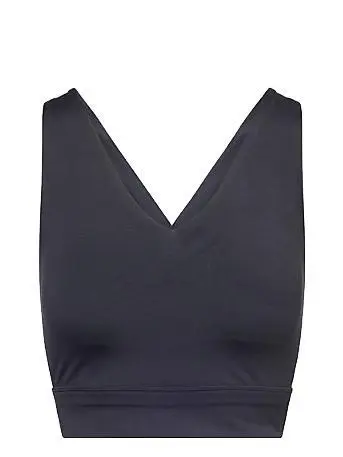 SISTERLY TRIBE Softsculpt V-neck Cross Back Sports Bra - Black