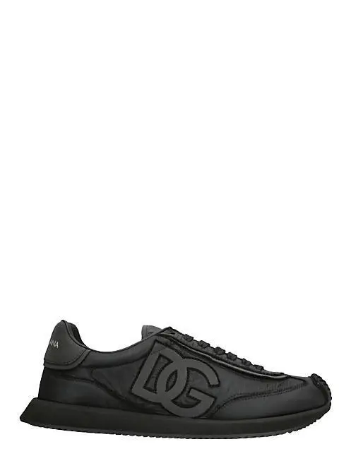 Dolce & Gabbana Portofino Clean Leather Low-top Trainers - Black