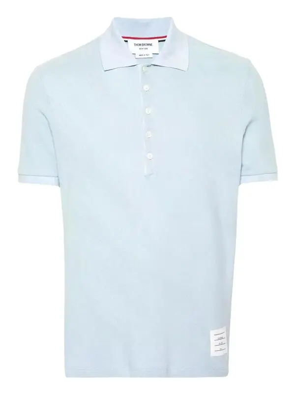 Thom Browne Short-sleeve Polo Shirt - Blue