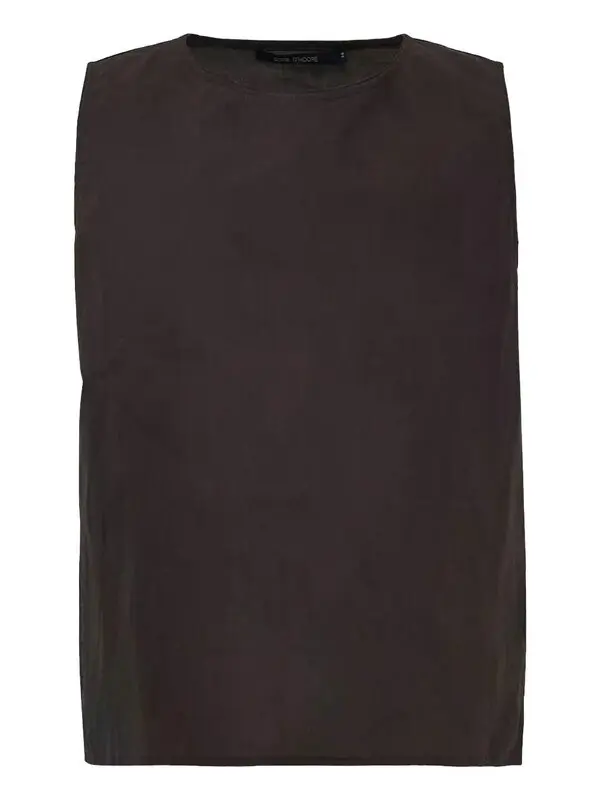Sofie D'hoore Sleeveless Side-split Top - Brown