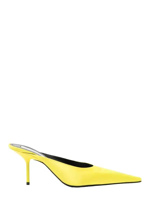 Victoria Beckham 75mm Sloan Mules - Yellow