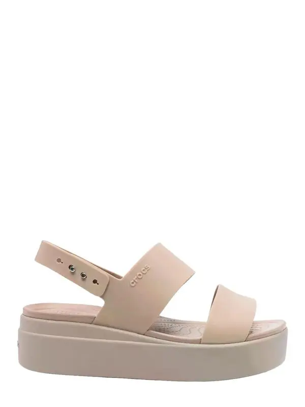 CROCS Double-strap Platform Sandals - Neutrals