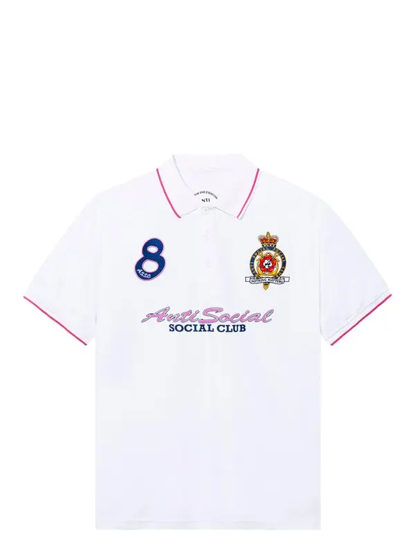 ANTI SOCIAL SOCIAL CLUB Monegasque Polo Shirt - White