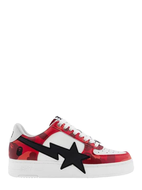 BAPE Bapesta Os #1 M1 Sneakers - Red