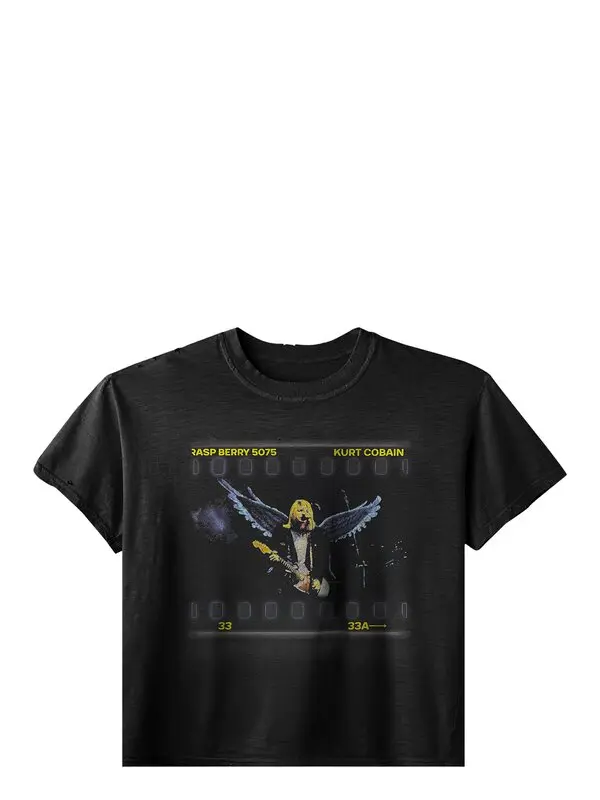 GV GALLERY Kurt Angel Graphic Tee - Black