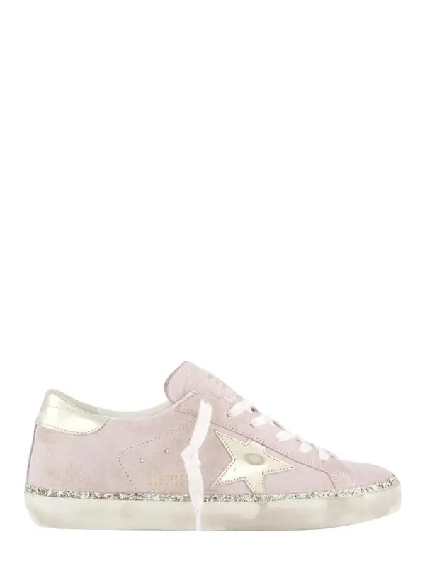 GOLDEN GOOSE Superstar Lace-up Sneakers - Pink/platinum