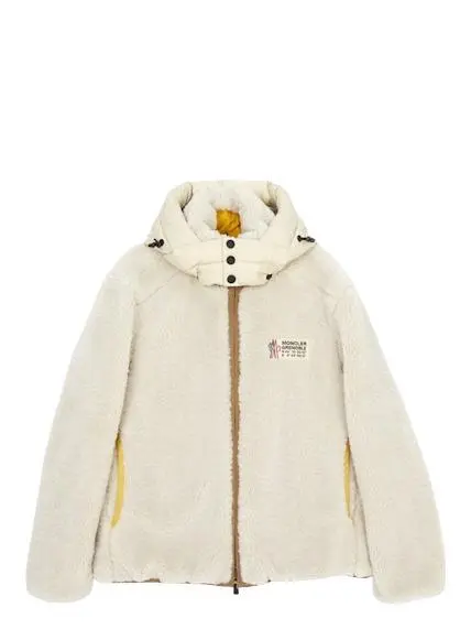 Moncler Wengi Teddy Reversible Padded Jacket - Beige