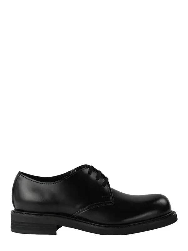Comme Des Garçons Leather Derby Shoes - Black