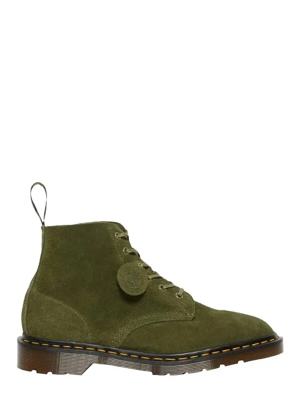 Dr. Martens 101 Suede Ankle Boots - Green Desert Oasis/black