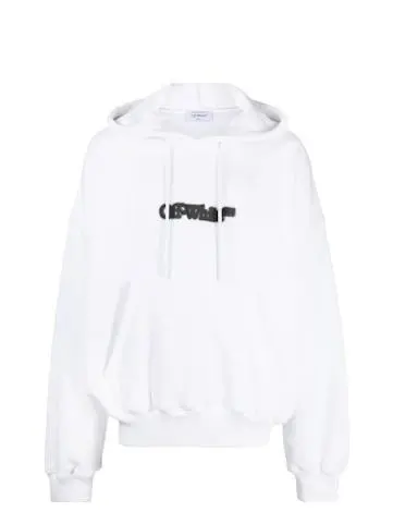 Off-White Off Blurr Book Over Hoodie - White