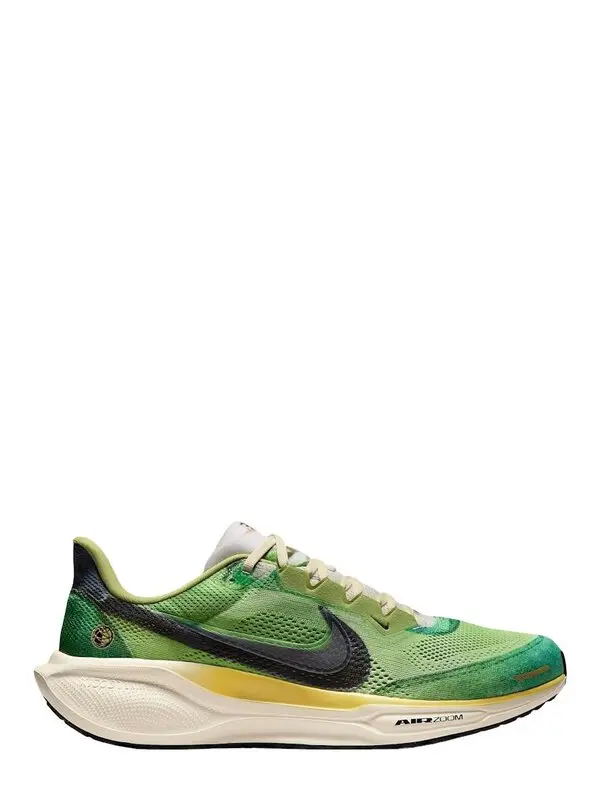 Nike Air Zoom Pegasus 41 Waffle Racer Sneakers - Multi/color/vivid Green
