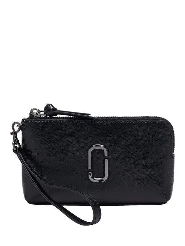 Marc Jacobs Wristlet In Leather - Black