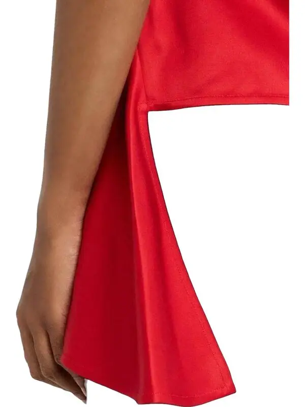JW Anderson Sleeveless Peplum Top - Red
